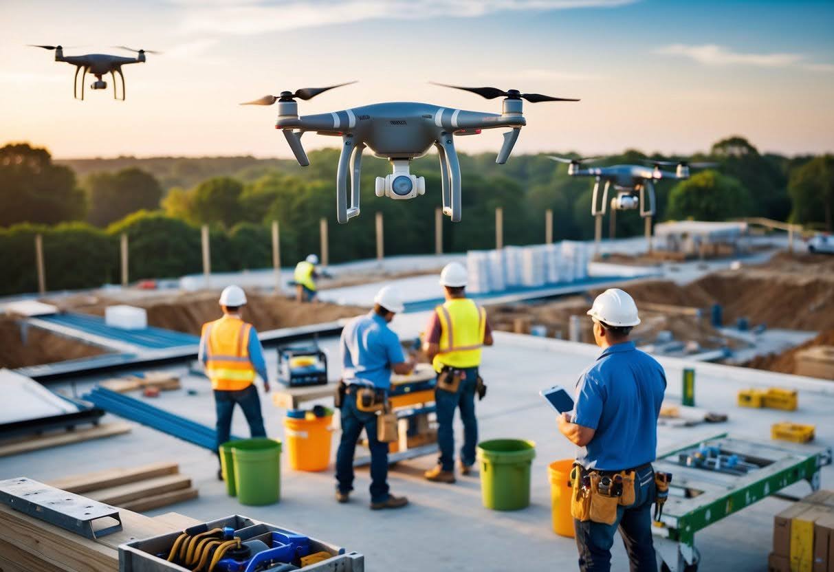 Drones in Construction: Enhancing Job Site Accessibility | Angell Surveys